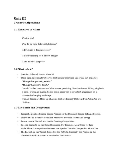 Genetic Algorithms And Evolution Pdf Natural Selection Genetic
