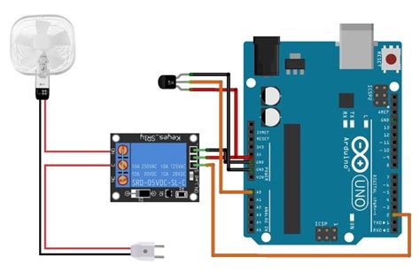 Temperature Controlled Fan With Lm35 And Arduino
