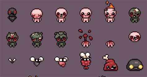Pixelart Enemies By Id 1 Tboi Fanart Yuls Boltsのイラスト Pixiv