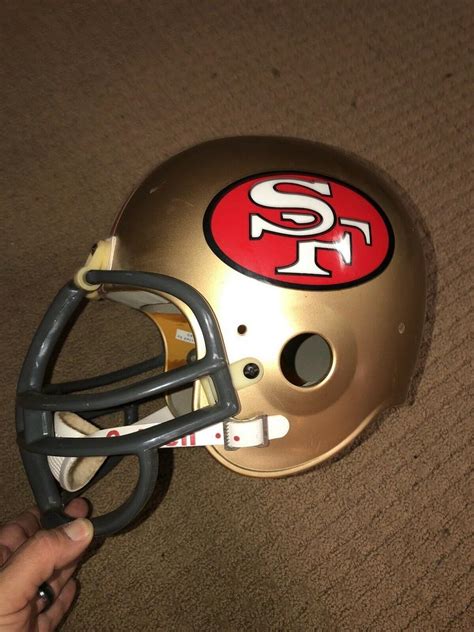 Vintage Riddell San Francisco 49ers Full Size Replica Helmet Euc Rare