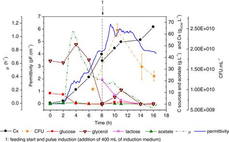 Cellular Growth Substrate Consumption And Metabolites Formation During Download Scientific