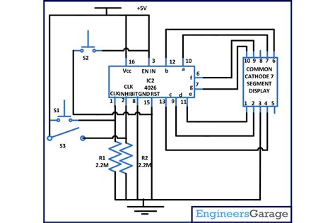 Interfacing 4026 With 7 Segment Display