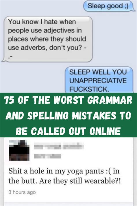 Bad Grammar Examples At Harold Raines Blog