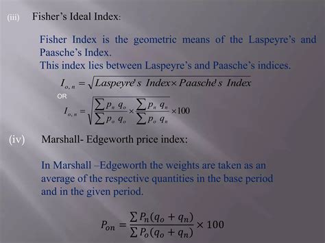 Weighted Index Numbers Pptx Stocks And Bonds Personal Investing