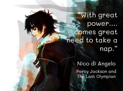Quote From Percy Jackson By Rick Riordan The Last Olympian Nico Di