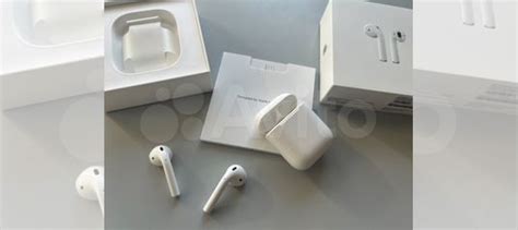 Наушники apple airpods 2 оригинал б/у купить в Москве | Электроника | Авито