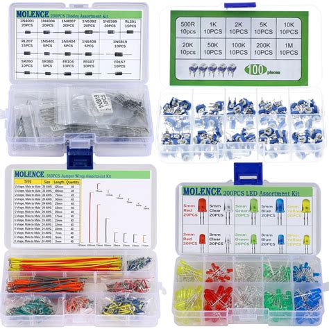 2830pcs Diy Electronics Components Kit Assortment