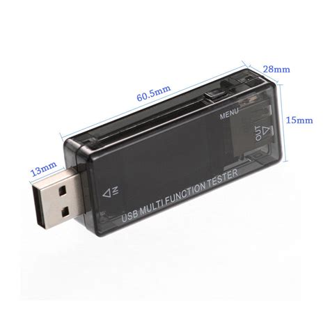 Usb Multifunction Ampear And Voltage Detector Capacity Digital Tester Electronics