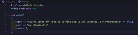 Beyond Code Why Problem Solving Skills Are Essential For Programmers By 3nginuity Medium