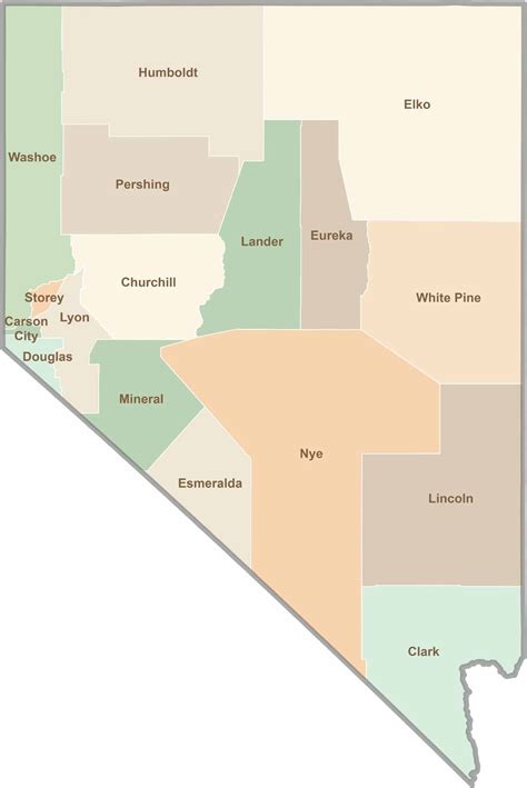 Washoe County Map Nevada Us County Maps