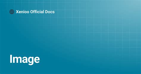 image xenioo official docs