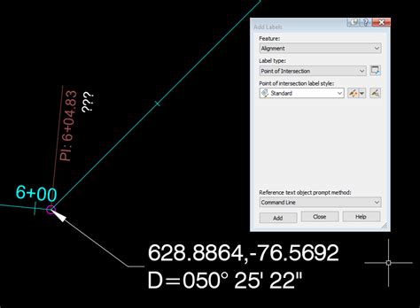 Solved Alignment Label Deflection Autodesk Community