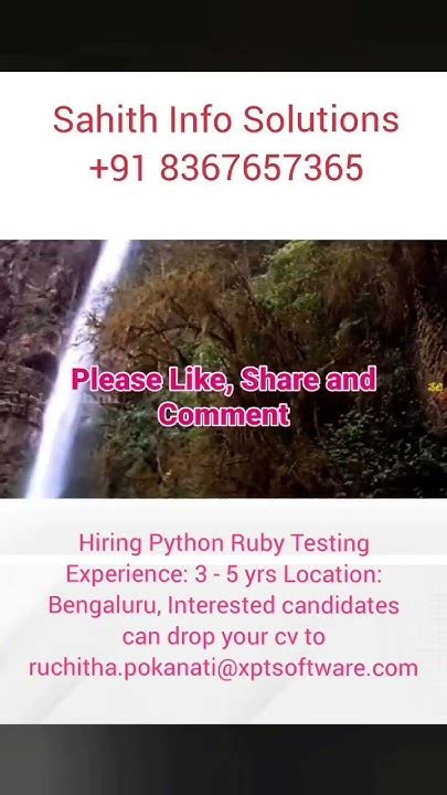 Hiring Python Ruby Testing Rubytesting Python Testingjobs Youtube
