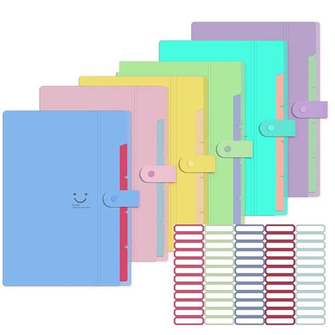 Buy Expanding File Folder Pack Accordian Document Organizer With Pockets Expandable File