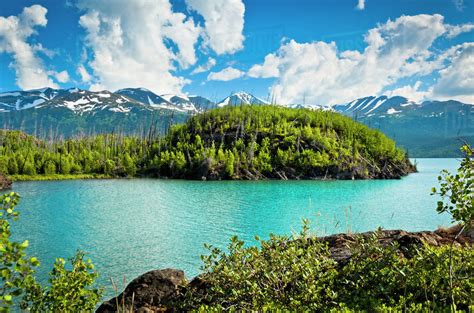Scenic View Of Skilak Lake Kenai National Wildlife Refuge Southcentral Alaska Summer