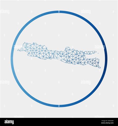 Java Icon Network Map Of The Island Round Java Sign With Gradient Ring Technology Internet