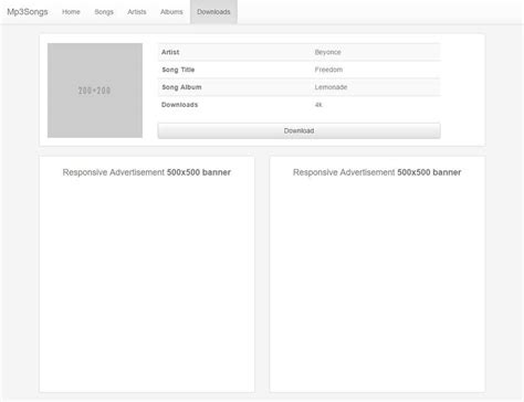 download page design using bootstrap freelancer