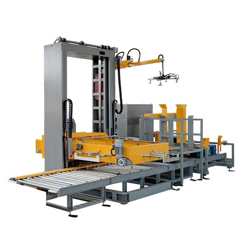 Automatically High Speed Gantry Low Level Palletizer For Carton Bags