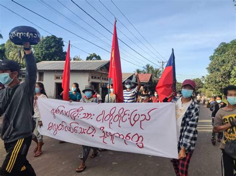 လောင်းလုံးတွင် ကျောင်းသားများ ဦးဆောင်ကာ ဖက်ဆစ် စစ်တပ် ချေမှုန်းရေး ခ