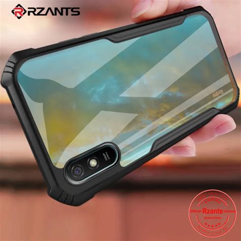 Rzants Casing Ponsel Hibrida Tahan Guncangan Casing Ponsel Pelindung Ganda Antijatuh Bingkai