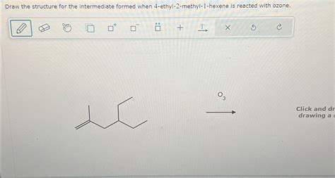 Solved Draw The Structure For The Intermediate Formed When