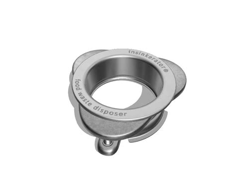 Insinkerator Quick Lock Mount 5 In Stainless Steel Steel Garbage