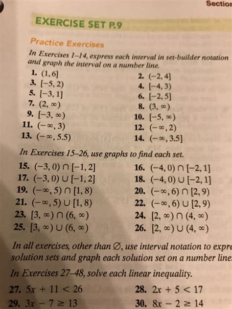 Solved In Exercises Express Each Interval In Chegg Com