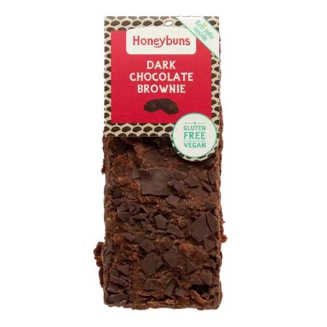 Honeybuns Dark Chocolate Brownie Traybake 16 Portions Plantx Uk