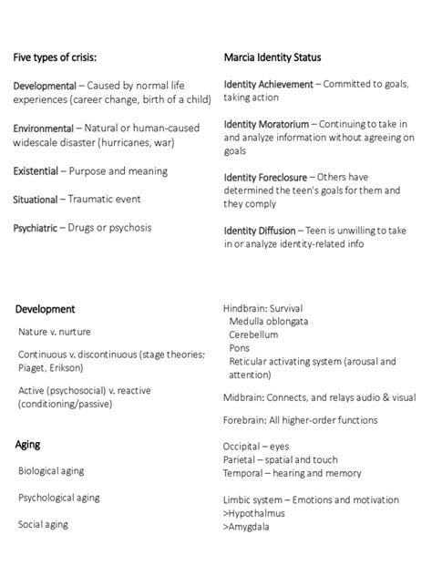 Nce Human Growth And Development Pdf For Email Backup Pdf Classical