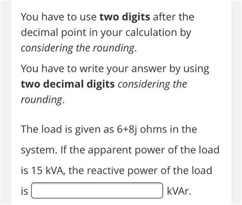 Solved You Have To Use Two Digits After The Decimal Point In