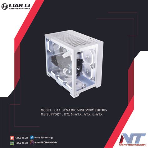 Jual Lian Li O Dynamic Mini Snow Edition Kota Bandung Naya Tech Tokopedia