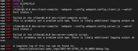 React 打包项目npm Start 报错 Failed At The Start Script 简书