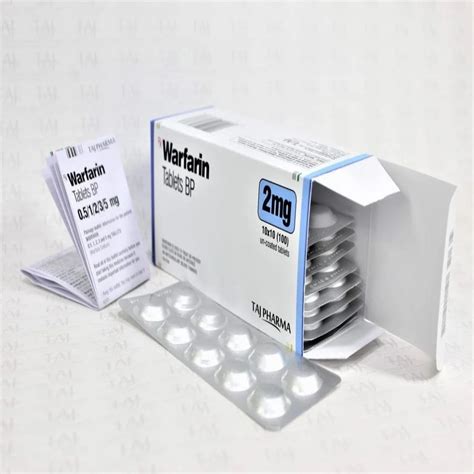 Warfarin Sodium 2mg Tablets At Rs 1241stripe Warfarin Sodium Tablets