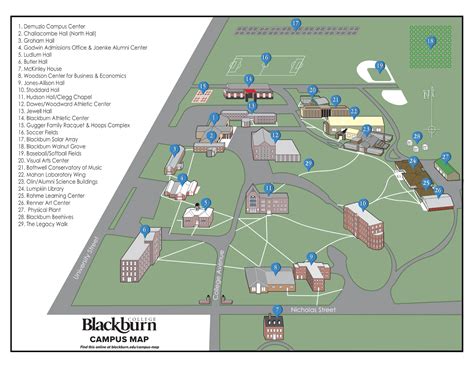 Blackburn College Campus Map 2024 2023 All Maps