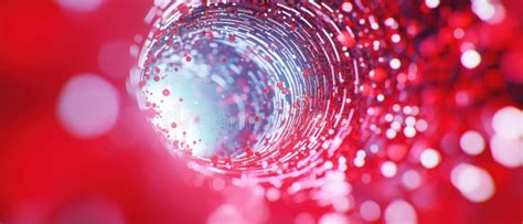 Data Flowing Through Digital Tunnel Ai Guiding Flow Machine Learning Optimization Vibrant