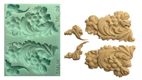 Multiple Large Silicone Mould Ml09 13cm X 10cm X 1cm Smuk Kreatief