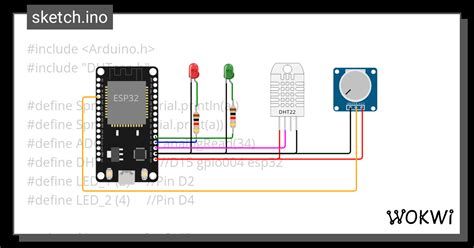 Ex 10 Wokwi ESP32 STM32 Arduino Simulator