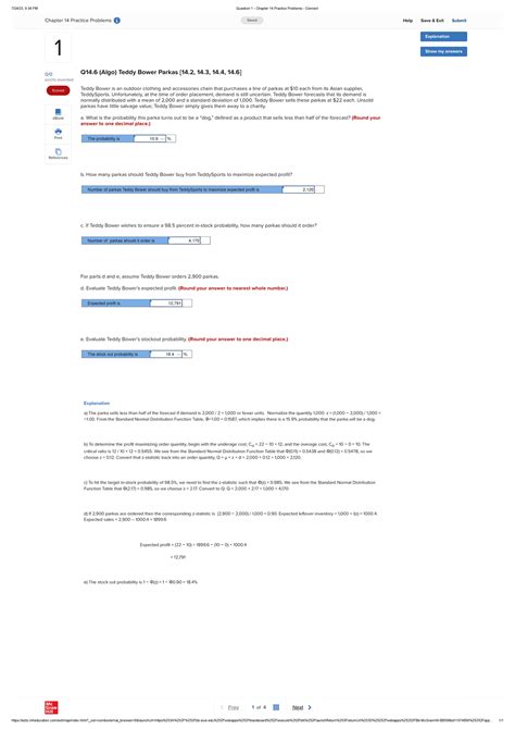 Question Chapter Practice Problems PM Question Chapter