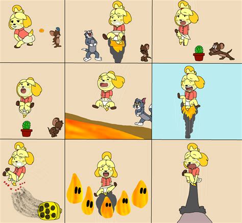 Isabelle Vs Tom And Jerry By Luian1200 On Deviantart