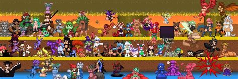 Forest Of Blue Skin Sprite Sheet