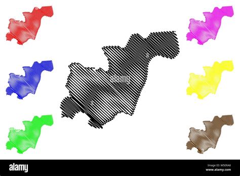 Kampong Cham Province Kingdom Of Cambodia Kampuchea Provinces Of Cambodia Map Vector