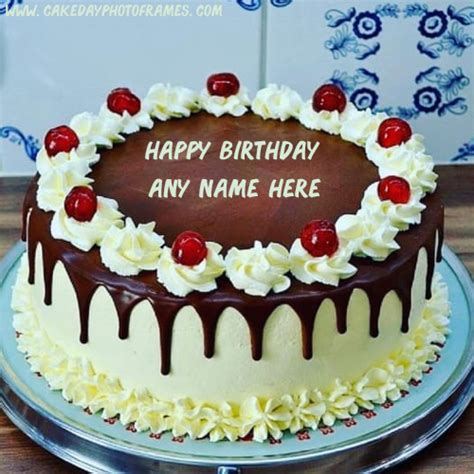 Free Happy Birthday Cake With Name Generator Online Cakedayphotoframes