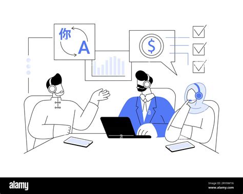 Digital Translator Abstract Concept Vector Illustration Stock Vector Image And Art Alamy