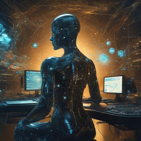 Premium Ai Image A Futuristic Digital Image Reflecting The Concept Of Data Science And