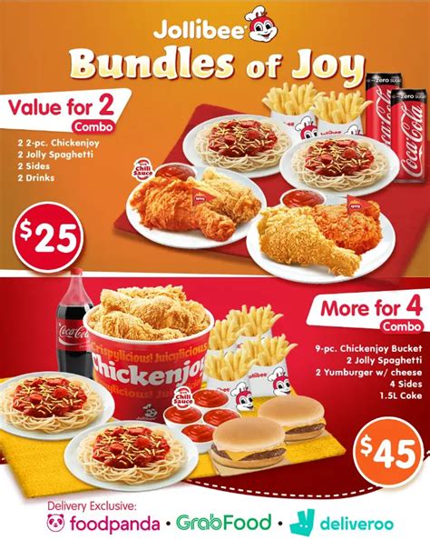 Jollibee Singapore Menu Prices 2025