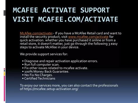 PPT Mcafee Com Activate Mcafee Activate PowerPoint Presentation Free Download ID