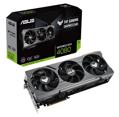 Asus Geforce Rtx 4080 Tuf 16gb Gddr6x Ram Grafikkort På Lager