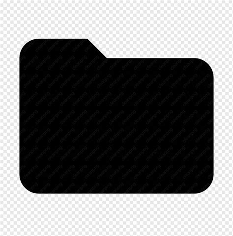 Black Folder Icon Blank Black Folder Icon 1024x1024px Ico Png Icns