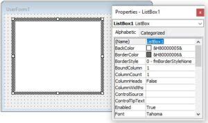 Vba List Box How To Create Add Items Clear In Excel