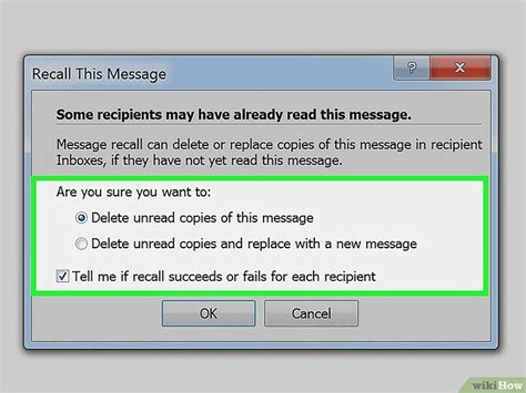 How To Recall An Email In Outlook Unsend Or Replace Messages